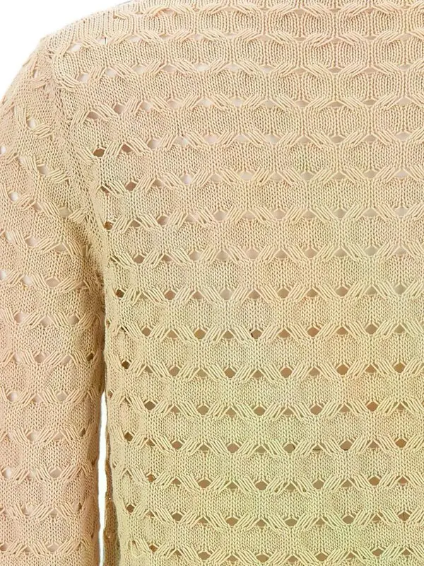 KANGRA Textured Knit Cotton Cardigan
