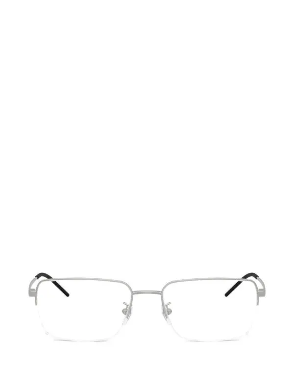 Emporio Armani Matte Rectangle Eyeglasses