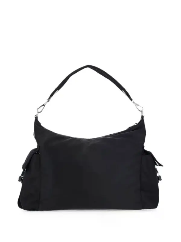 Prada Logo Plaque Tote Bag