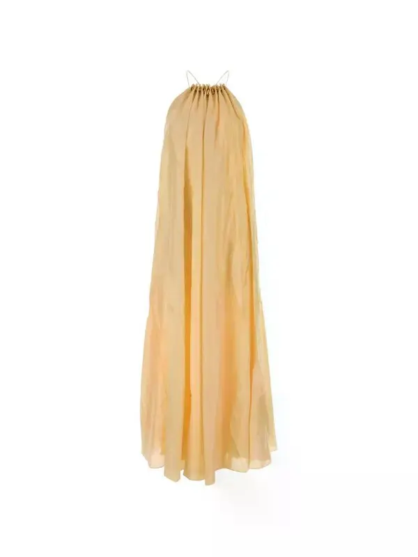 Zimmermann Halterneck Maxi Dress - Neutrals