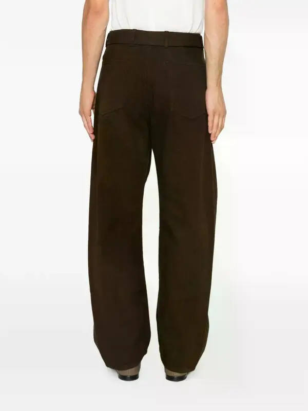LEMAIRE Belted Wide-leg Jeans