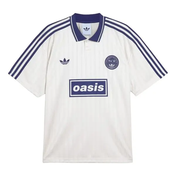 Adidas Tour Jacquard Jersey - Cream White/night Indigo