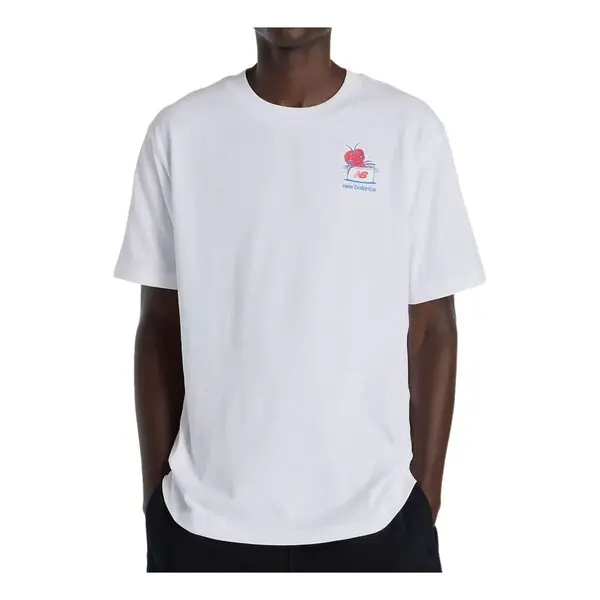 NEW BALANCE Lobster Roll T-shirt Asia Sizing - White