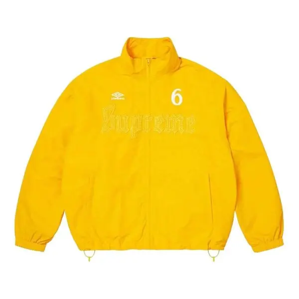 Supreme X Umbro Ss26 Rhinestone Track Jacket - Yellow