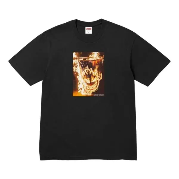 Supreme X Spitfire Ss26 Flag T-shirt - Black