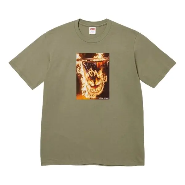 Supreme X Spitfire Ss26 Flag T-shirt - Green