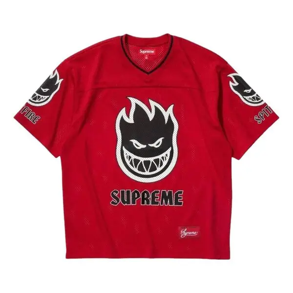 Supreme X Spitfire Ss26 Football Jersey - Red