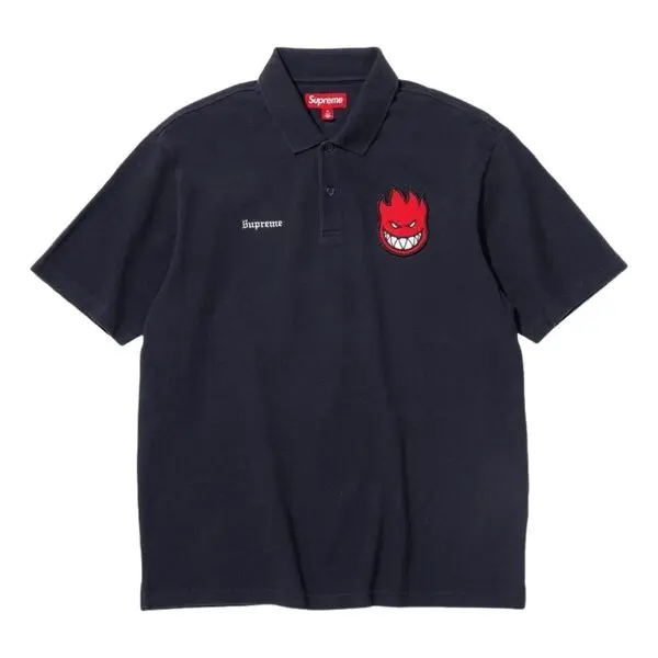 Supreme X Spitfire Ss26 Polo - Navy