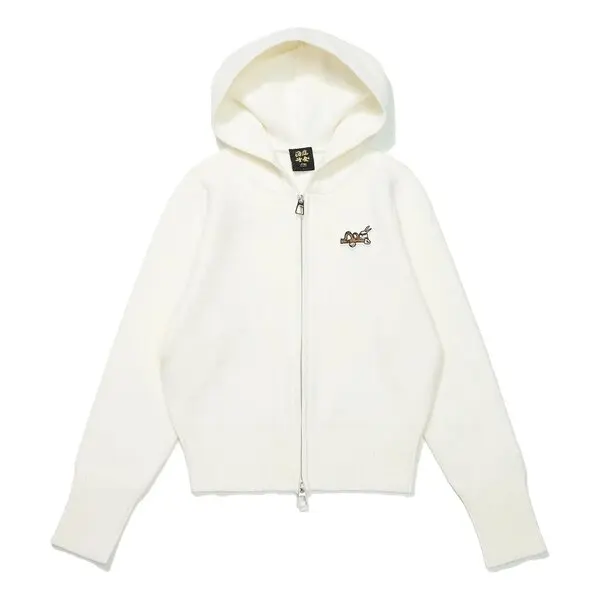 LI-NING Embroidered Cartoon Zip-up Hooded Jacket