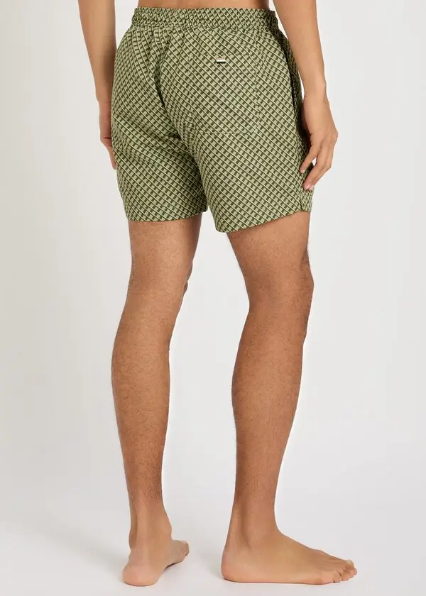 BOSS Vibe Printed Shell Swim Shorts