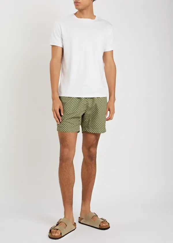 BOSS Vibe Printed Shell Swim Shorts