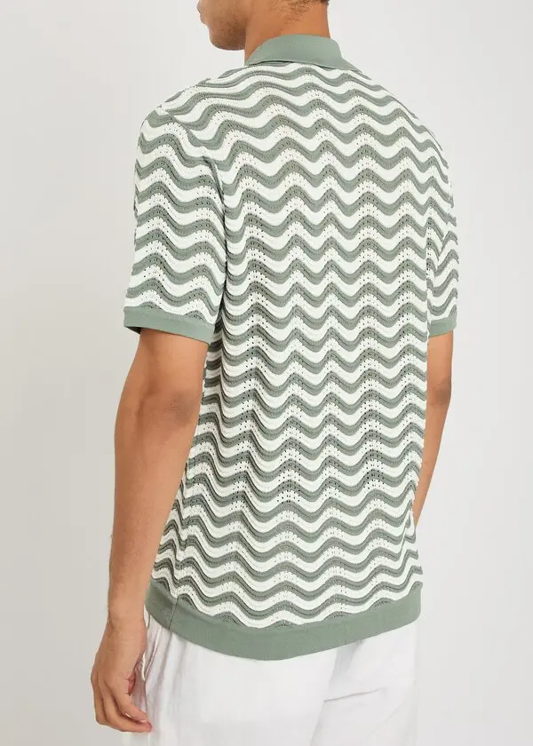 RAITH Serenita Wavy Textured Crochet Shirt