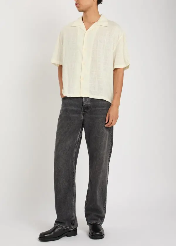 MKI MIYUKI ZOKU Vacation Checked-weave Cotton Shirt
