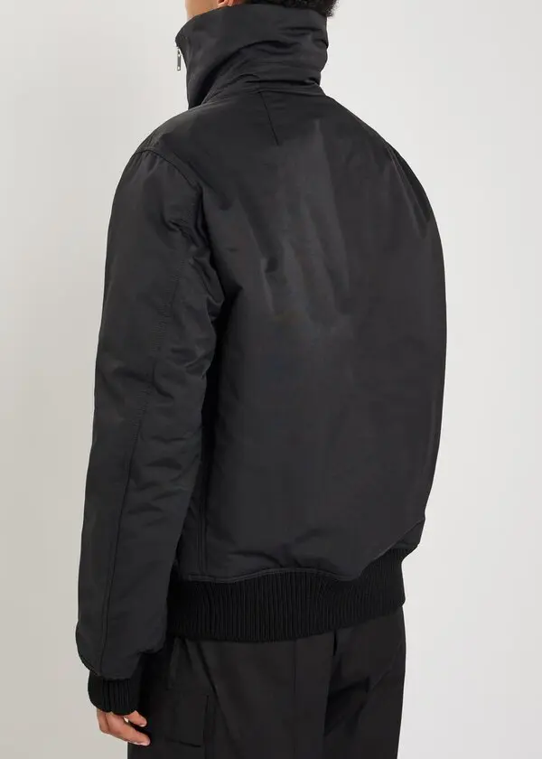 Rick Owens Dracuflight Nylon And Cotton-blend Bomber Jacket