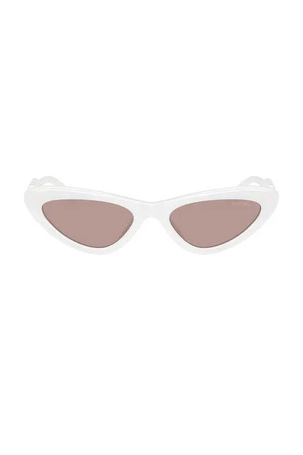 Miu Miu Cat Eye Sunglasses - White