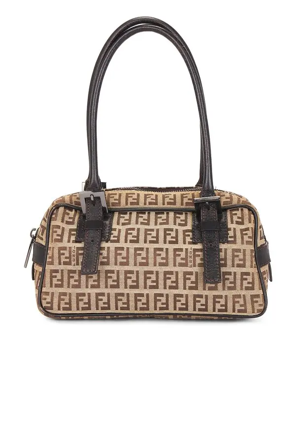 Fendi Mini Zucchino Boston Bag