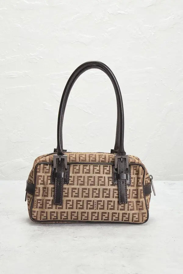 Fendi Mini Zucchino Boston Bag
