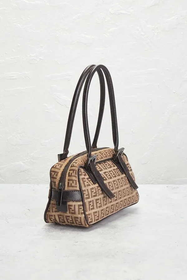 Fendi Mini Zucchino Boston Bag
