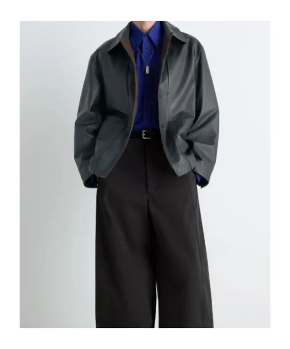LEMAIRE Leather Workwear Jacket
