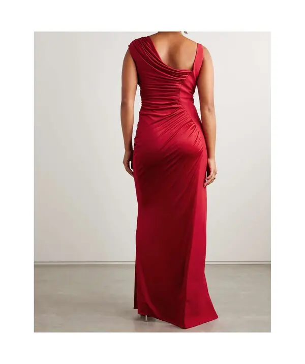 Versace Medusa '95 Draped Satin Gown