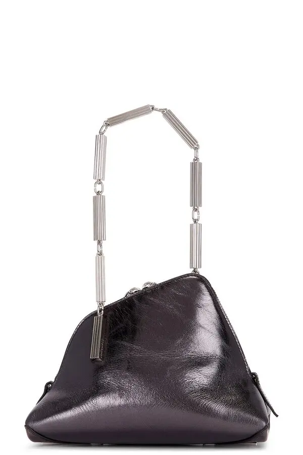 Attico La Scala Clutch - Dark Grey