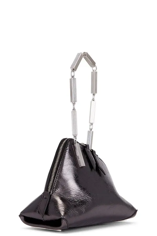 Attico La Scala Clutch - Dark Grey
