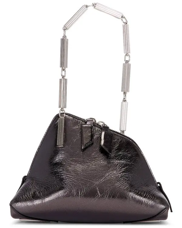 Attico La Scala Clutch - Dark Grey