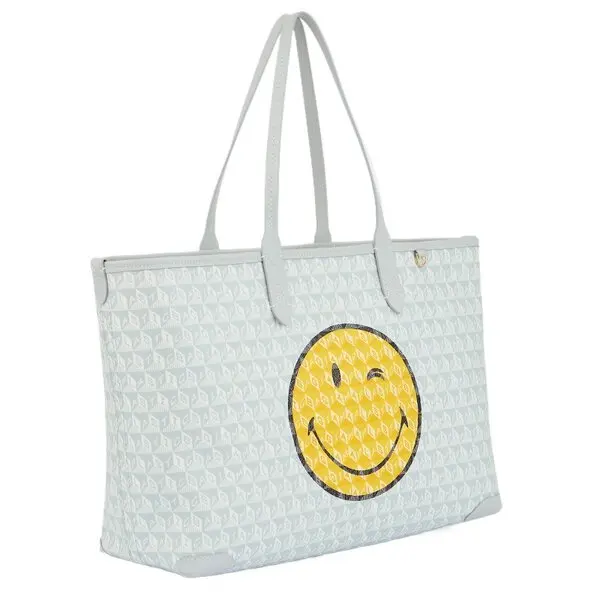 ANYA HINDMARCH I Am A Plastic Bag Printed Canvas Tote Bag