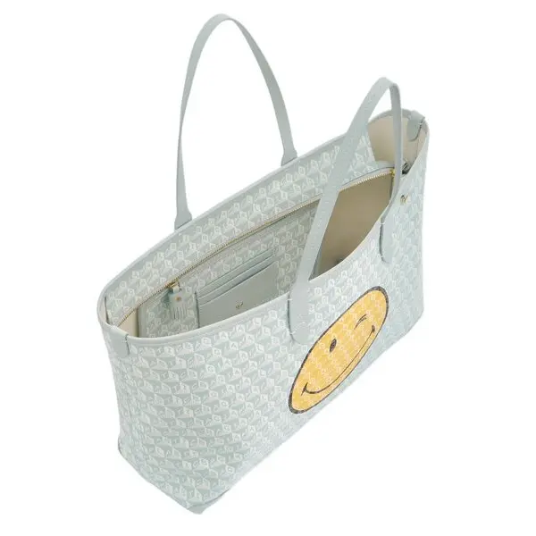 ANYA HINDMARCH I Am A Plastic Bag Printed Canvas Tote Bag