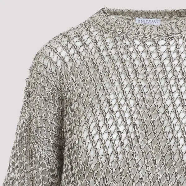 Brunello Cucinelli Crewneck Open-knit Jumper