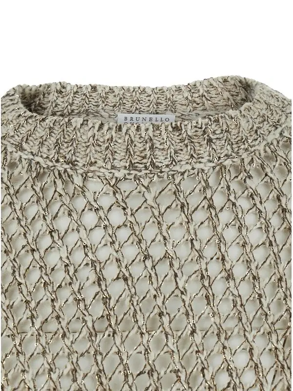 Brunello Cucinelli Open-knit Crewneck Jumper