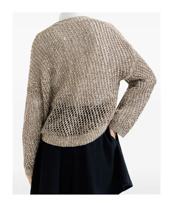 Brunello Cucinelli Open-knit Crewneck Jumper