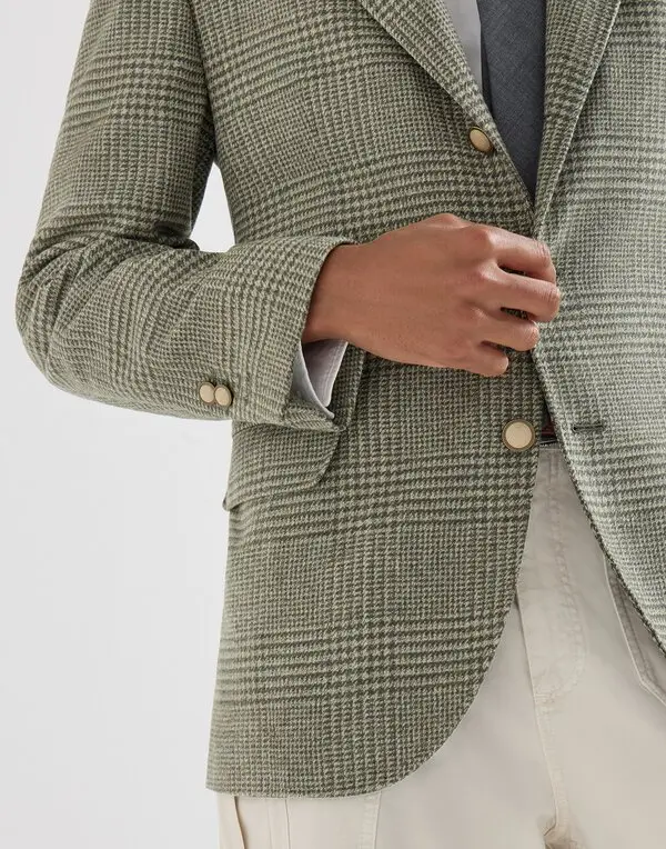Brunello Cucinelli Long Sleeved Plaid Blazer - No