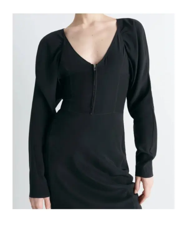 LEMAIRE Bias-cut Raglan-sleeve Midi Dress