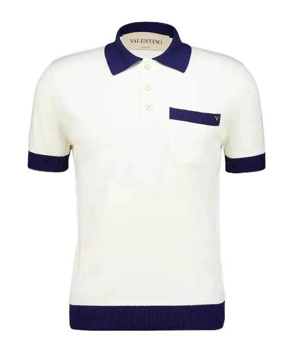 Valentino Garavani Cotton Polo With Vgold