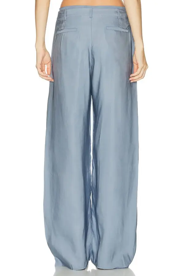 LEMAIRE Creased Soft Pant In Blue