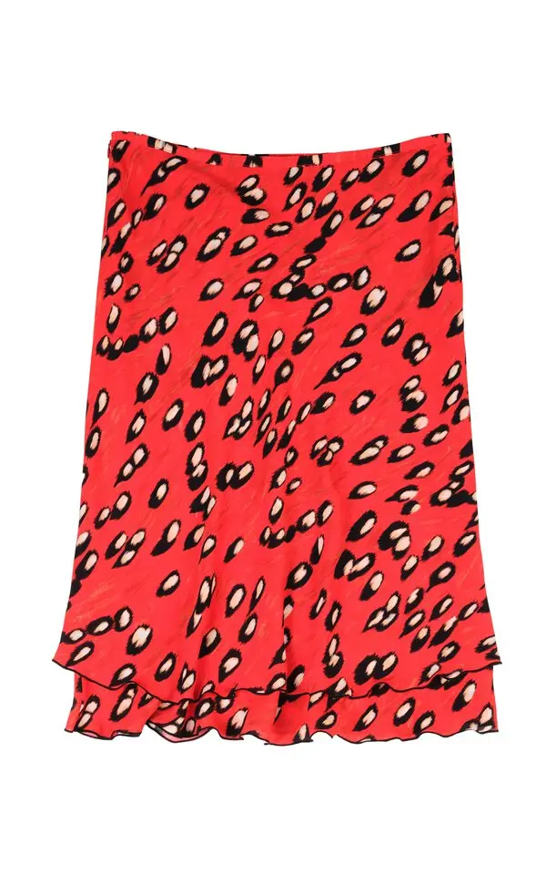 SIEDRES Colette Printed Midi Skirt