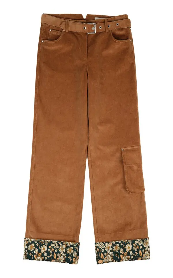 SIEDRES Vera Cotton-blend Cargo Trousers