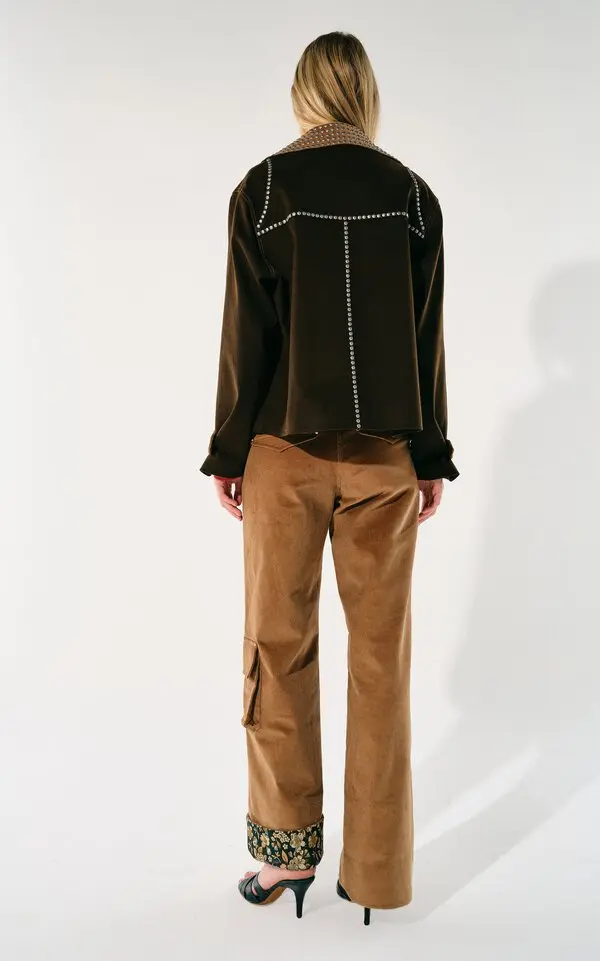 SIEDRES Vera Cotton-blend Cargo Trousers