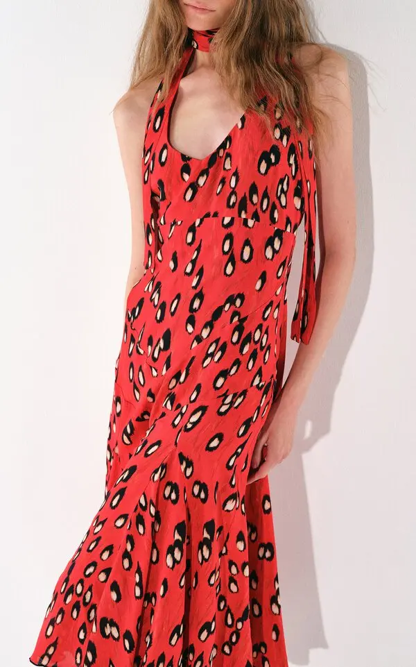 SIEDRES Raye Printed Maxi Dress