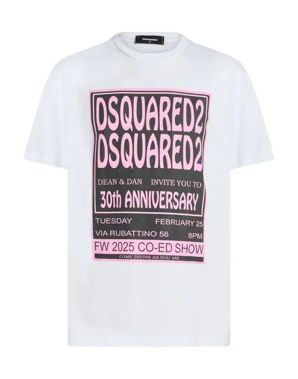 Dsquared2 T-shirt Size Cotton - White
