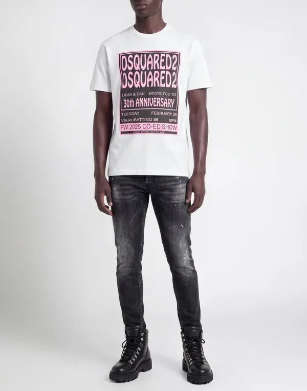 Dsquared2 T-shirt Size Cotton - White