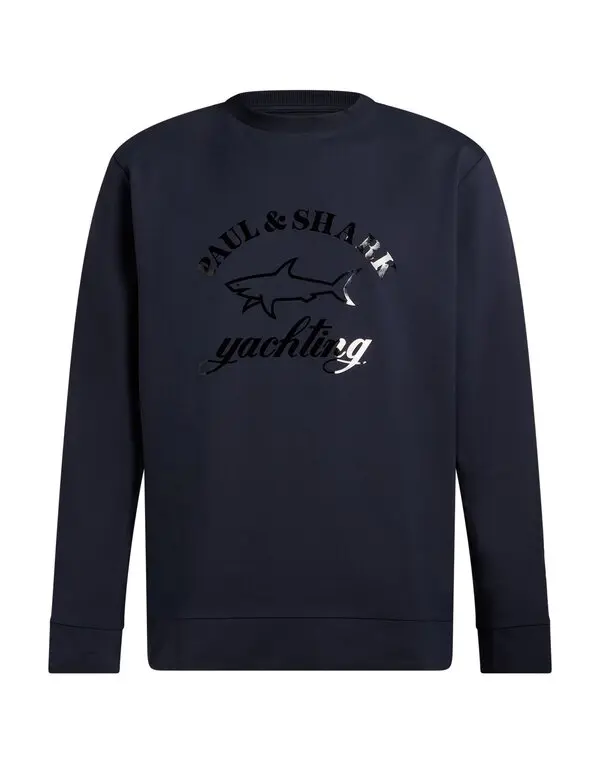 Paul & Shark T-shirt Midnight Size Cotton, Polyester, Elastane