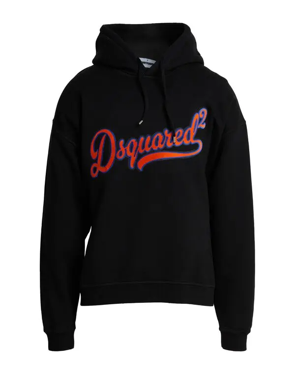 Dsquared2 Cotton Hoodie - Black