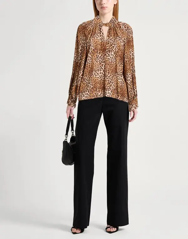 CARLA G. Leopard Print Halterneck Top