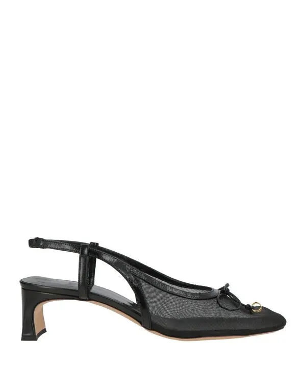 ODISSI Slingback Pumps With Bow Detailing - Black