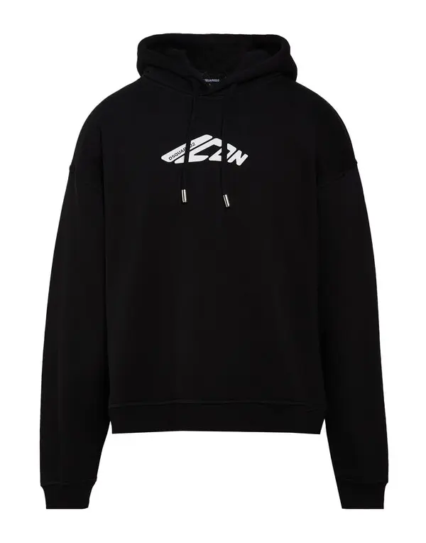 Dsquared2 Cotton And Polyester Sweatshirt - Black