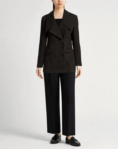 SILVIAN HEACH Jacket Charcoal Size Polyester, Viscose