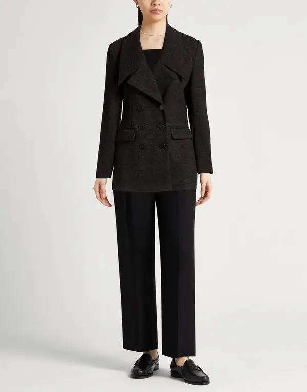 SILVIAN HEACH Jacket Charcoal Size Polyester, Viscose