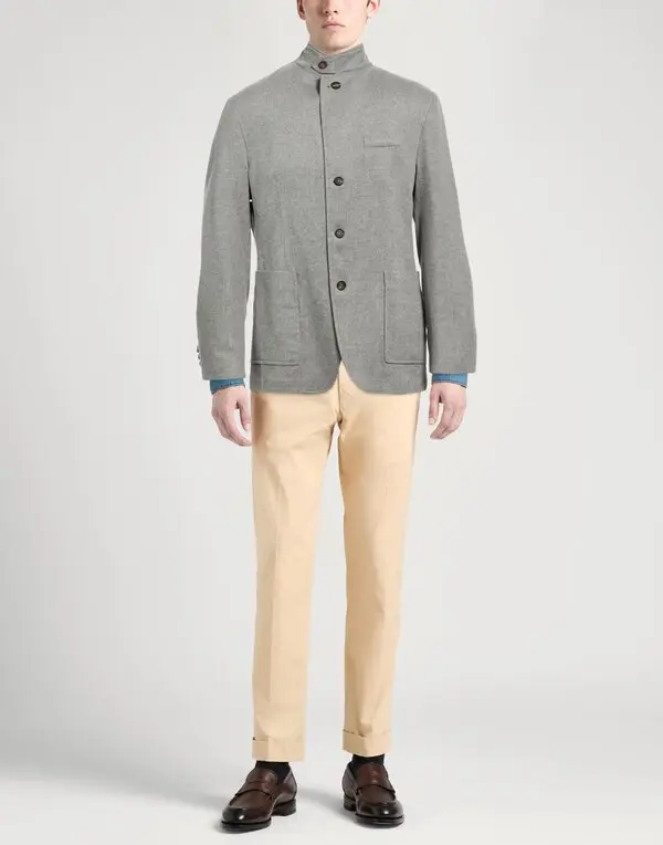 Eleventy Jacket Size Cashmere, Goat Skin